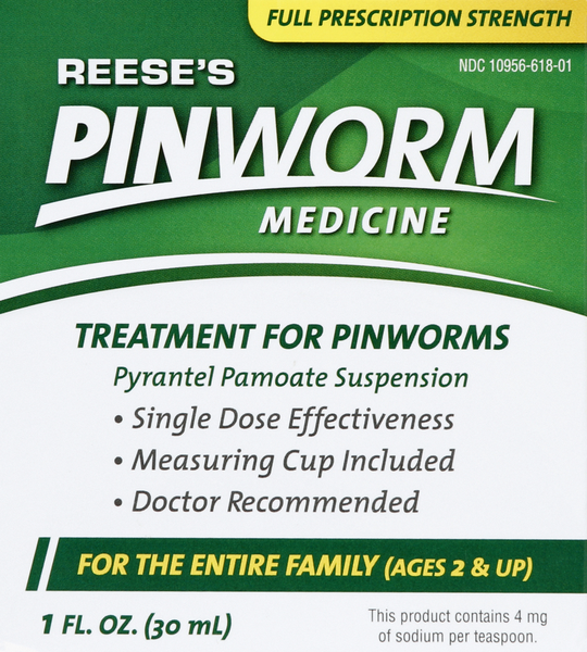 Reese's Pinworm Medicine, Full Prescription Strength | Hy-Vee Aisles ...