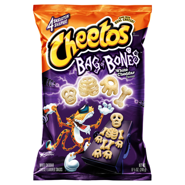 Cheetos Bag of Bones White Cheddar Cheese Flavored Snacks | Hy-Vee ...