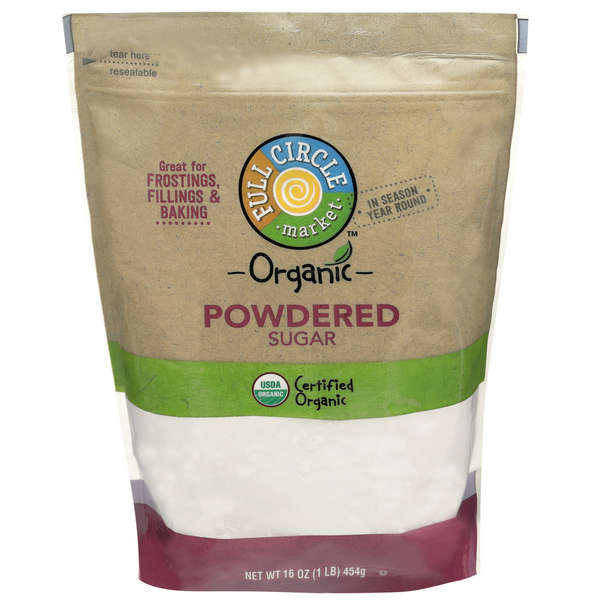 Full Circle Organic Powdered Sugar | Hy-Vee Aisles Online Grocery Shopping