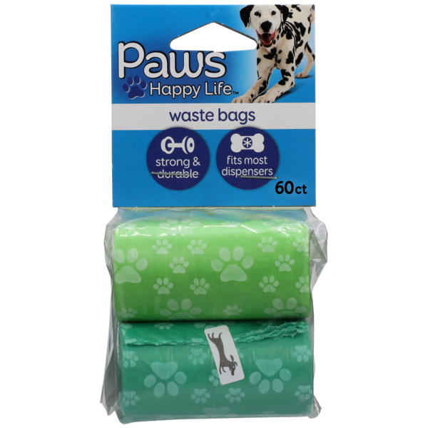 Paws Premium Waste Bags 60CT | Hy-Vee Aisles Online Grocery Shopping