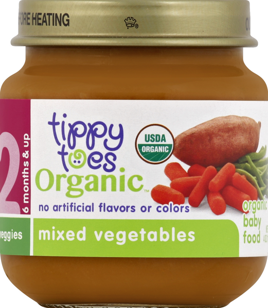 Tippy Toes Organic Stage 2 Mixed Vegetables Baby Food | Hy-Vee Aisles ...