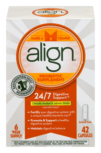 Align Probiotic Supplement Capsules | Hy-Vee Aisles Online Grocery Shopping