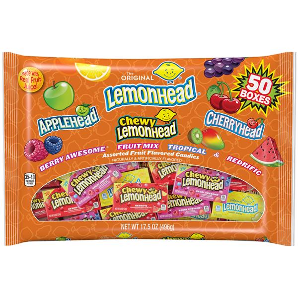 Ferrara Lemonhead, Chewy Lemonhead, Applehead, & Cherryhead Candy ...