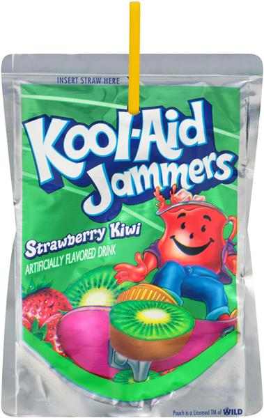 Kool-Aid Jammers Strawberry Kiwi Flavored Drink 10Ct Pouches | Hy-Vee ...