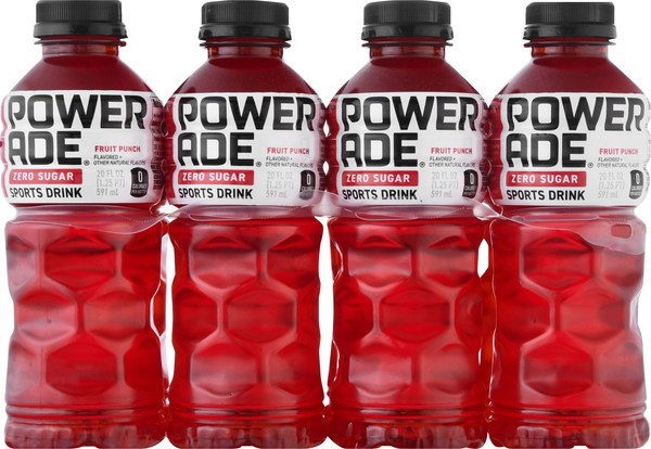 Powerade Zero Fruit Punch Sports Drink 8 Pack | Hy-Vee Aisles Online ...