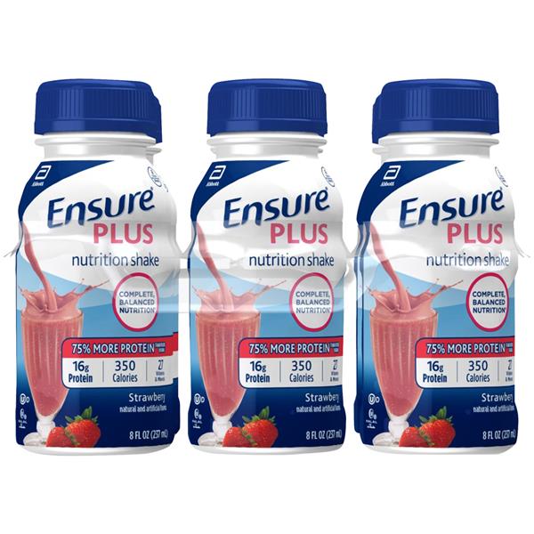 Ensure Plus Strawberry Nutrition Shake 6Pk | Hy-Vee Aisles Online ... Ensure Plus Strawberry Nutrition Shake 6Pk | Hy-Vee Aisles Online ...