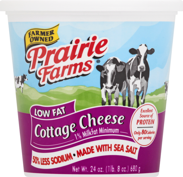 Prairie Farms Skim Milk Cottage Cheese