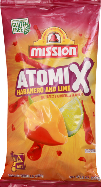 Mission Atomix Habanero and Lime Rolled Tortilla Chips | Hy-Vee Aisles ...