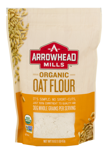 Arrowhead Mills Organic Oat Flour, 16 oz Bag | Hy-Vee Aisles Online ...