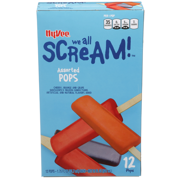 Hy-Vee Assorted Pops 12-1.75 Fl Oz | Hy-Vee Aisles Online Grocery Shopping