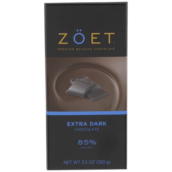 Zöet Extra Dark Chocolate 85% Cacao | Hy-Vee Aisles Online Grocery Shopping