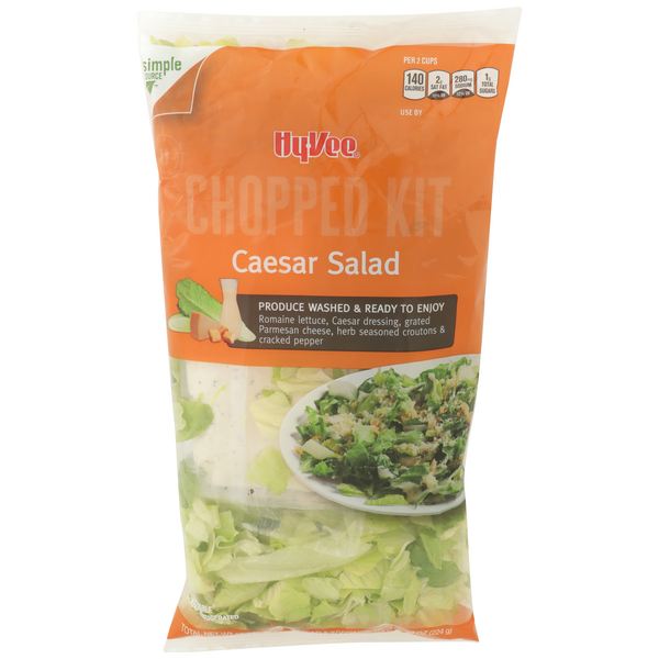 Hy-Vee Caesar Chopped Salad Kit | Hy-Vee Aisles Online Grocery Shopping