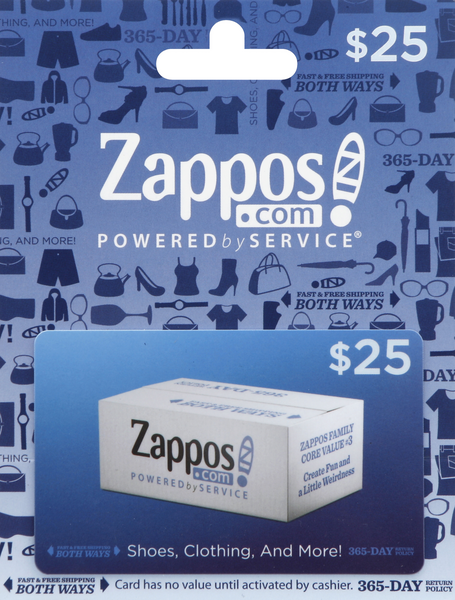 Zappos gift card store