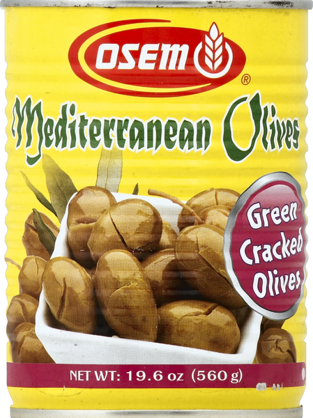 Osem Mediterranean Olives Green Cracked | Hy-Vee Aisles Online Grocery ...