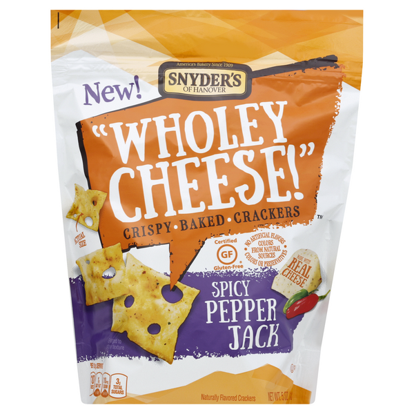 Snyder's Of Hanover "Wholey Cheese" Cracker Pepper Jack | Hy-Vee Aisles ...