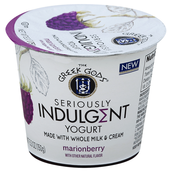 Greek Gods Seriously Indulgent Yogurt, Marionberry | Hy-Vee Aisles ...