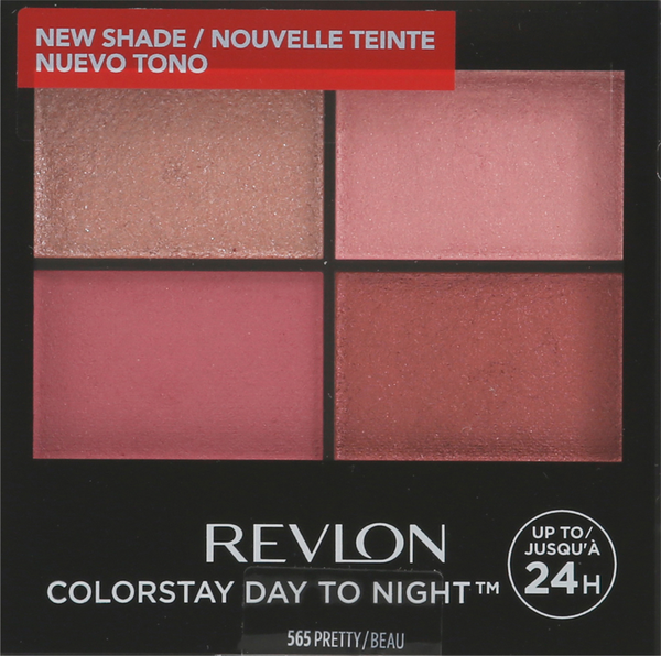 Revlon ColorStay Day to Night Eyeshadow Quad, Pretty, 565 | Hy-Vee ...