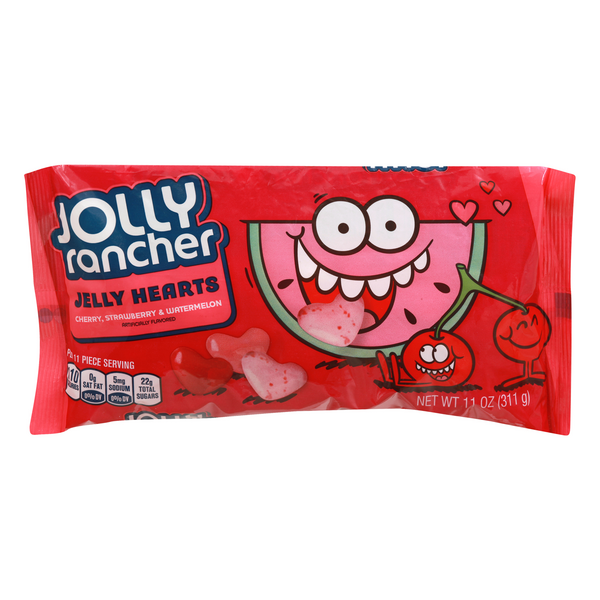JOLLY RANCHER Assorted Fruit Flavored Jelly Hearts, Valentine's Candy ...