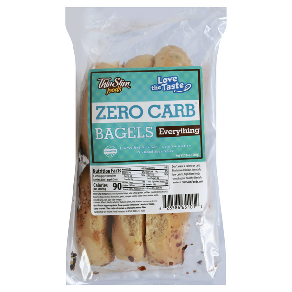 Thin Slim Foods Everything Bagels Zero Carbs | Hy-Vee Aisles Online ...