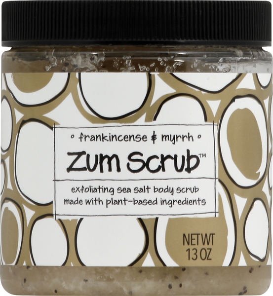 Zum Scrub Frankincense & Myrrh Sea Salt Body Scrub | Hy-Vee Aisles ...