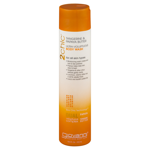 Giovanni 2Chic Tangerine & Papaya Butter Ultra-Voluptuous Body Wash ...