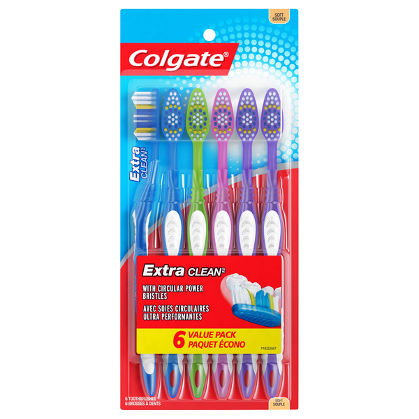 Colgate Toothbrushes, Extra Clean, Value Pack | Hy-Vee Aisles Online ...