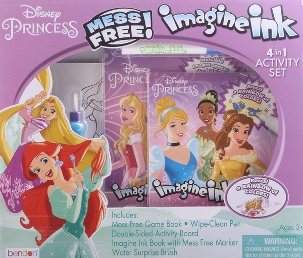 Bendon Disney Princess Imagine Ink Activity Set, 4 In 1, 3+ | Hy-Vee ...