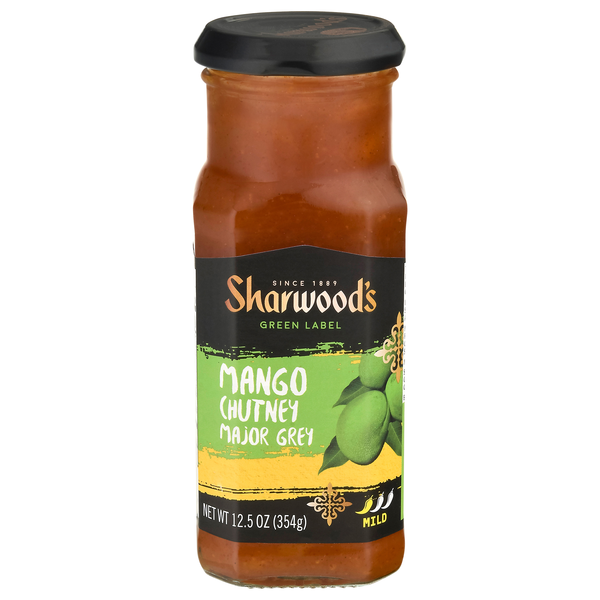 Sharwood's Green Label Major Grey Mild Mango Chutney 12.5 oz | Hy-Vee ...