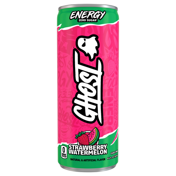 Ghost Zero Sugar Energy Drink, Strawberry Watermelon | Hy-Vee Aisles ...