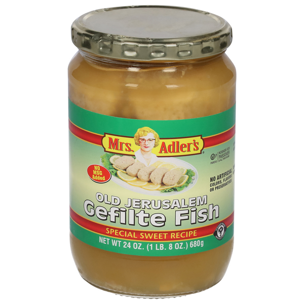 Mrs. Adler's Old Jerusalem Gefilte Fish 24 oz | Hy-Vee Aisles Online ...