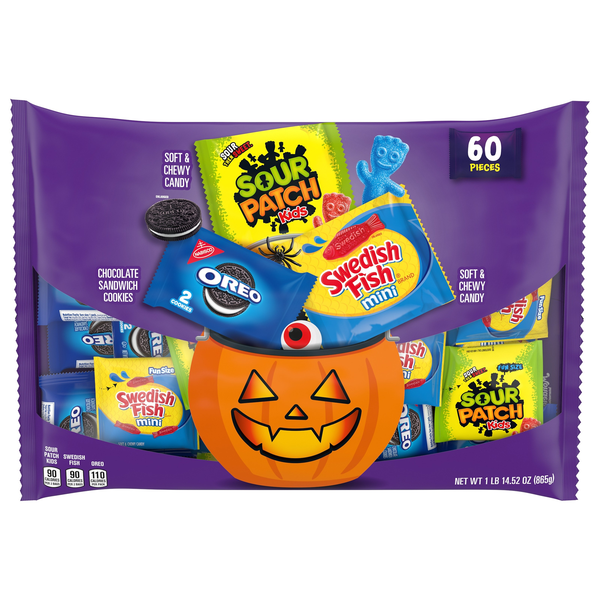 Halloween Multibrand Sour Patch Kids, Swedish Fish Mini And Oreo ...