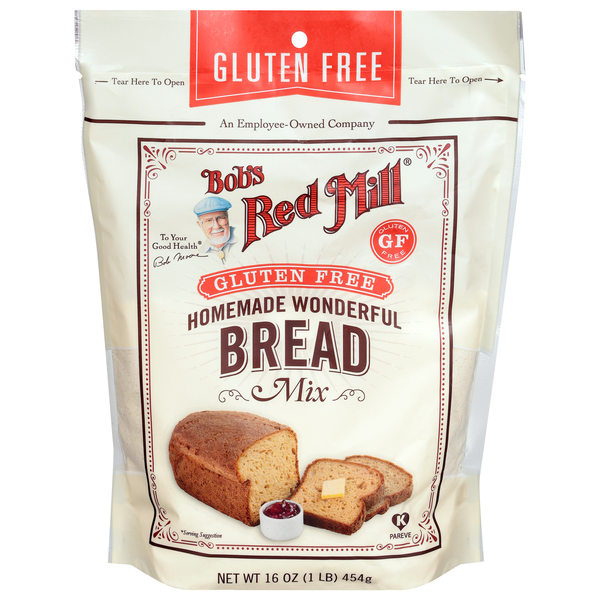 Bob's Red Mill Gluten Free Homemade Wonderful Bread Mix 16 oz | Hy-Vee ...
