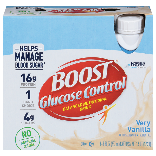 Boost Very Vanilla Balanced Nutritional Drink 6 - 8 fl oz Cartons | Hy ...