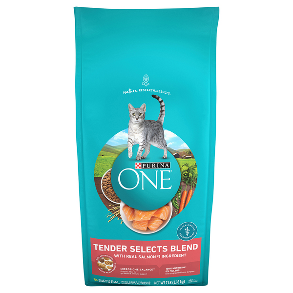 Purina ONE Salmon & Tuna Flavor Cat Food | Hy-Vee Aisles Online Grocery ...