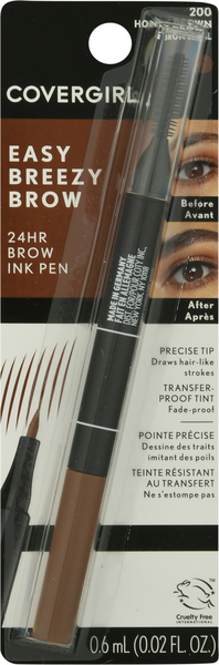Covergirl Easy Breezy Brow Ink Pen, Honey Brown 200 | Hy-Vee Aisles ...
