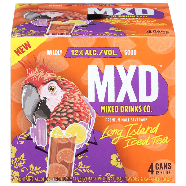 MXD Drinks Co. Premium Long Island Iced Tea Malt Beverage 4Pk | Hy-Vee ...