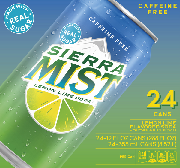 Sierra Mist Logo Amazon.com : Sierra Mist Lemon Lime Soda, 72 Fl Oz