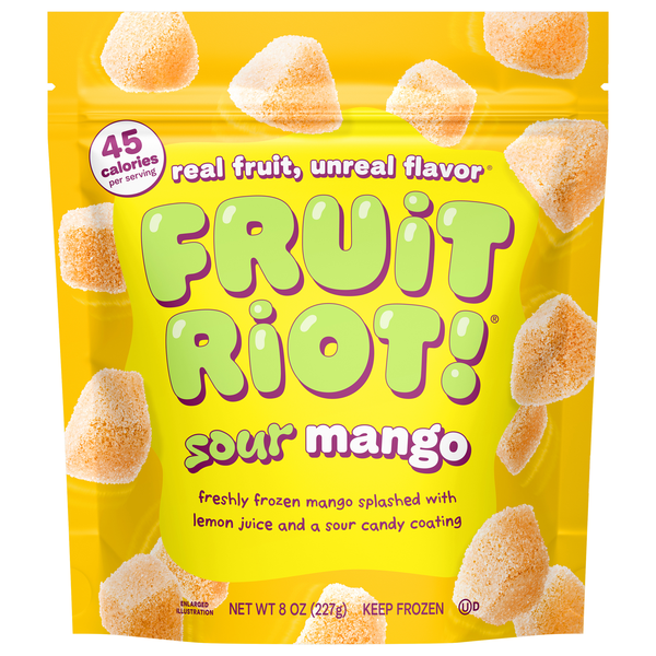 Fruit Riot! Sour Frozen Mango | Hy-Vee Aisles Online Grocery Shopping