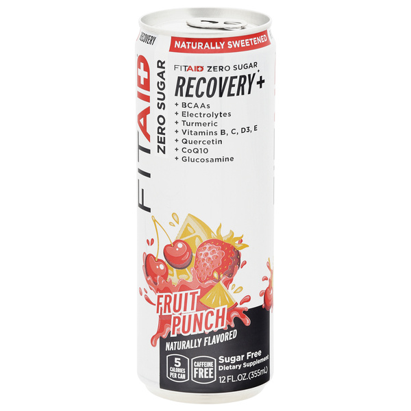 FitAid Recovery Zero Sugar Fruit Punch | Hy-Vee Aisles Online Grocery ...