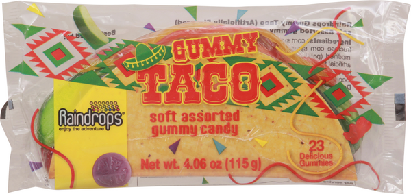 Raindrops Taco Gummy Candy | Hy-Vee Aisles Online Grocery Shopping