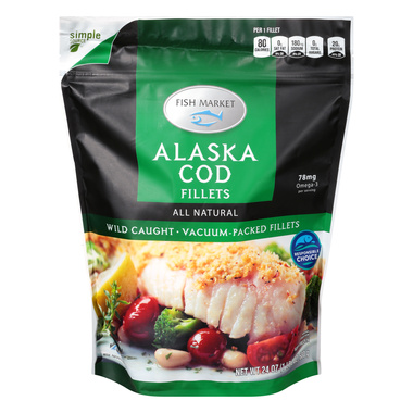 Fish Market Alaska Cod Fillets | Hy-Vee Aisles Online Grocery Shopping