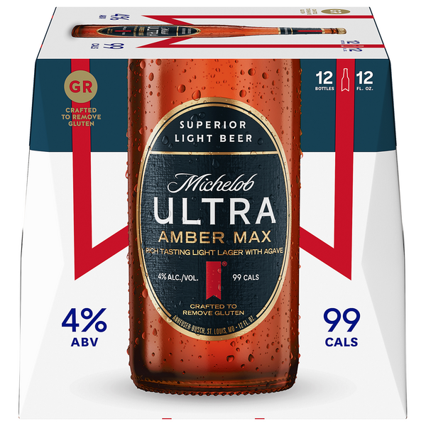Michelob Ultra Amber Max 12Pk | Hy-Vee Aisles Online Grocery Shopping