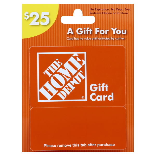 Home Depot Gift Card Png