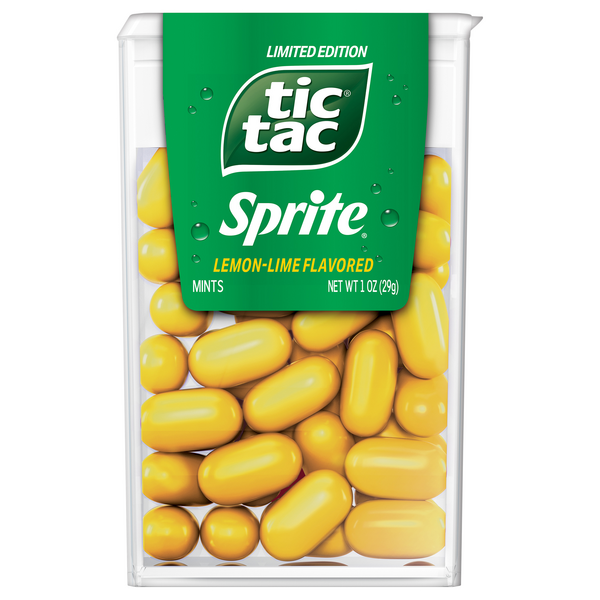 Tic Tac Sprite Lemon-Lime Flavored Mints 1 oz | Hy-Vee Aisles Online ...