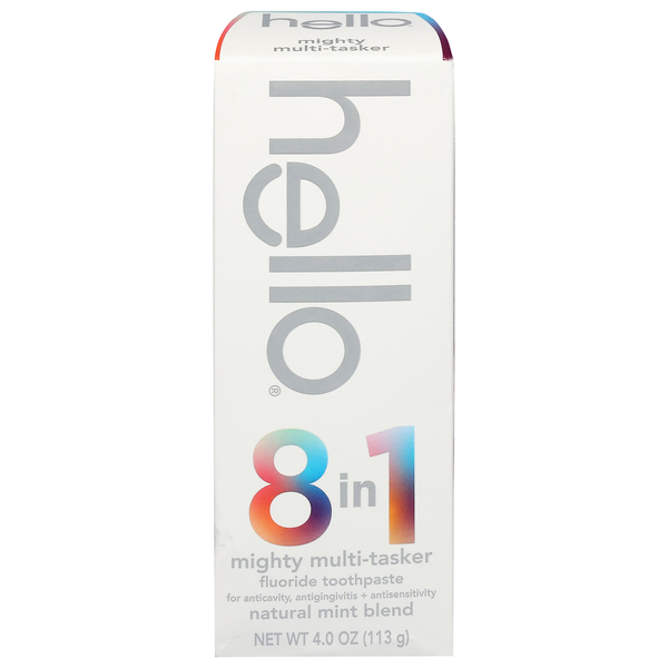 Hello Toothpaste, Mighty Multi-Tasker, 8 In 1 | Hy-Vee Aisles Online ...