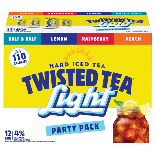 Twisted Tea Light Variety Pack, Hard Iced Tea (12 fl. oz. Can, 12pk ...