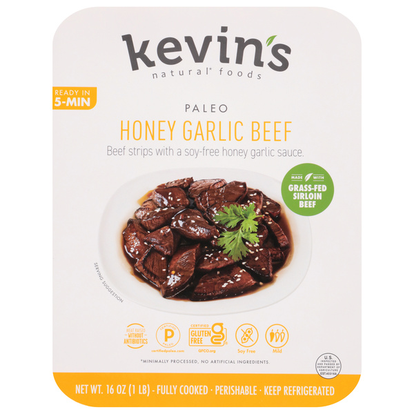 Kevin's Natural Foods Paleo Honey Garlic Beef | Hy-Vee Aisles Online ...